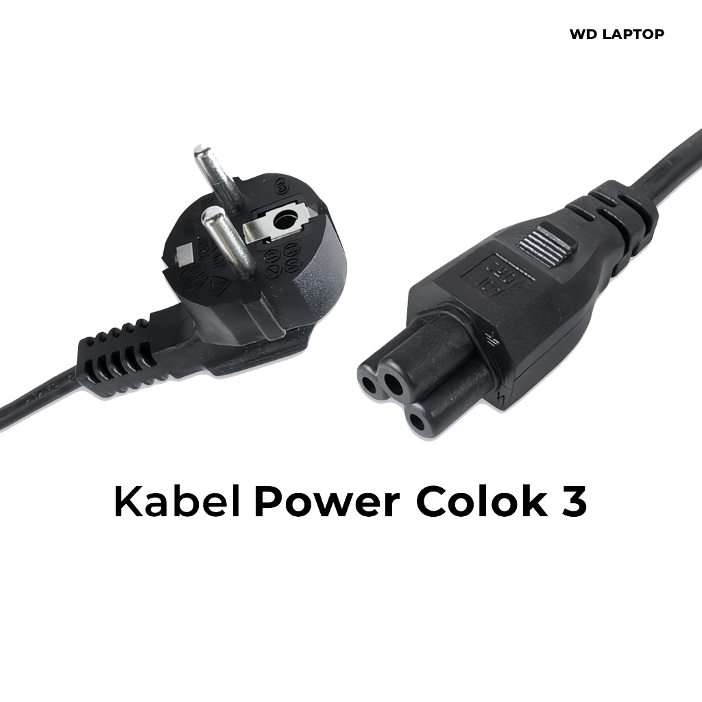 Universal 3-Pin Laptop Charger Power Adapter Cable | Shopee Philippines
