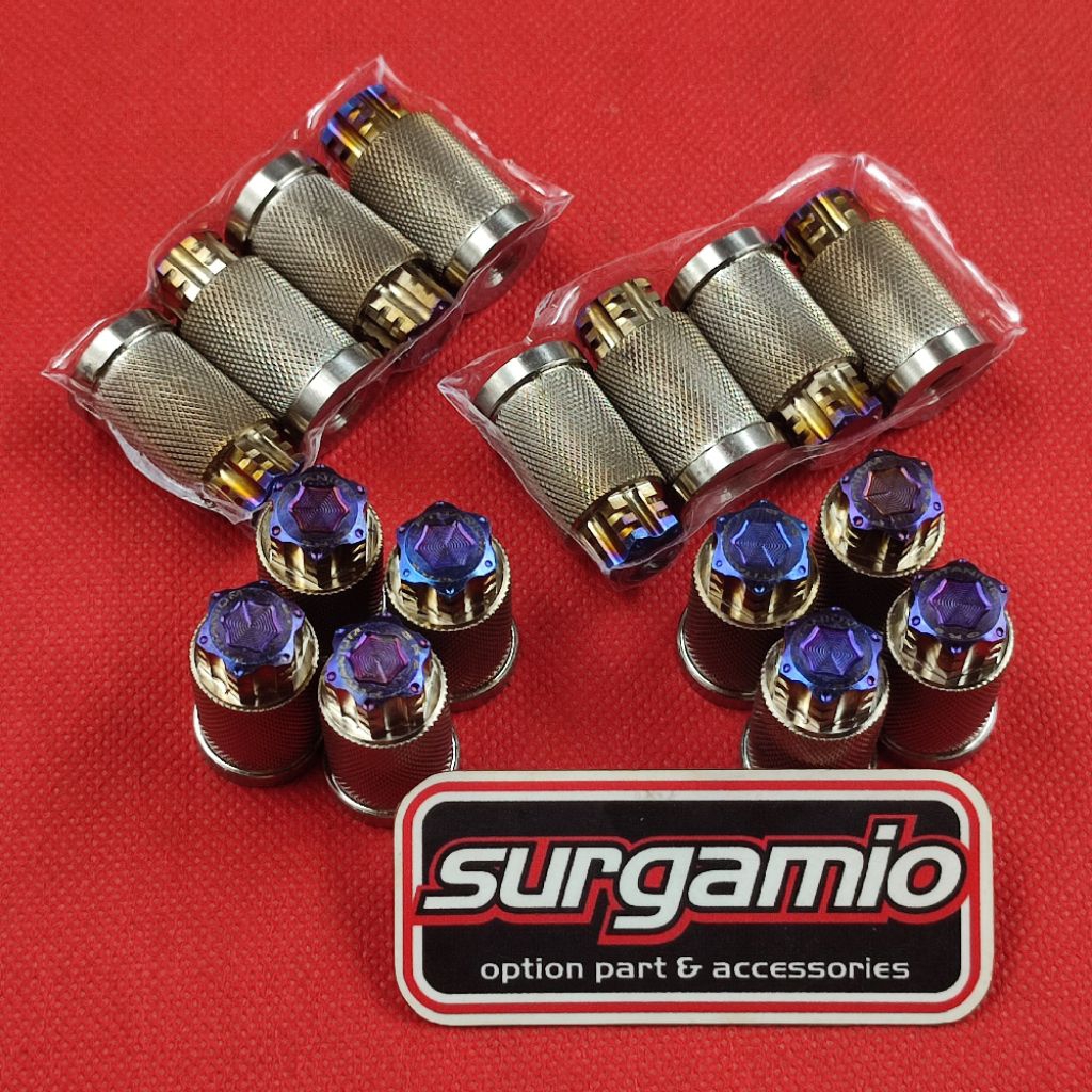 Mio soul fino titanium burn Vietnam head Nut | Shopee Philippines