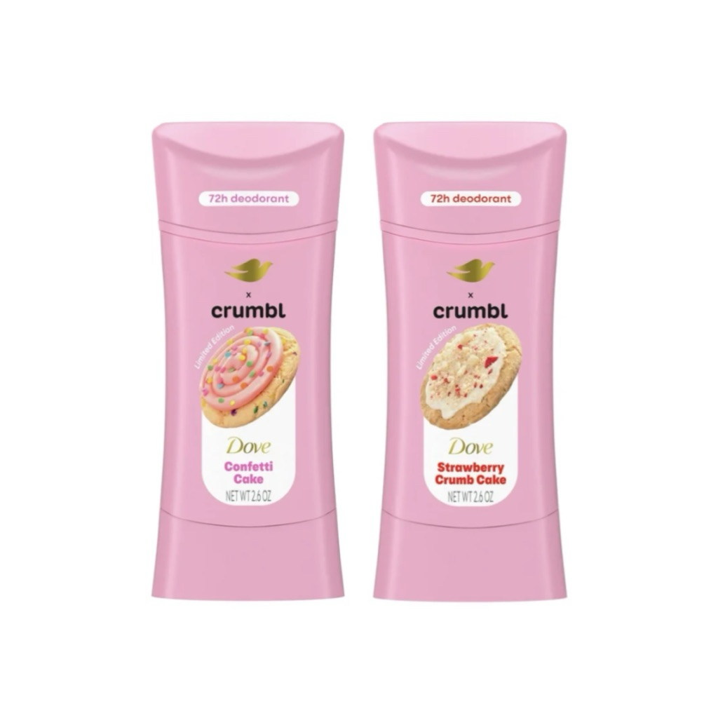 DOVE X CRUMBL 72h deodorant 73gr confetti cake strawberry crumb cake ...