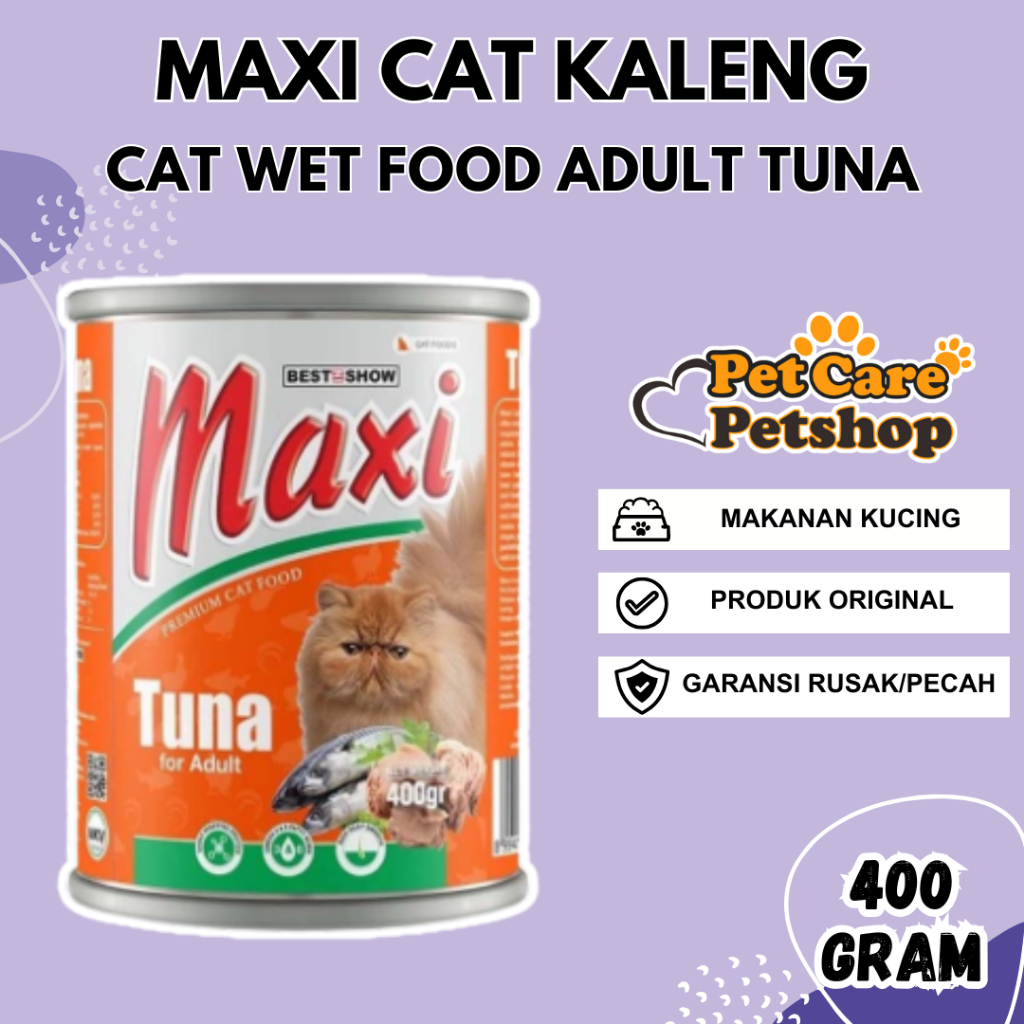 Maxi Cat Canned Wet Cat Food Adult & Kitten All Variants 400 grams ...