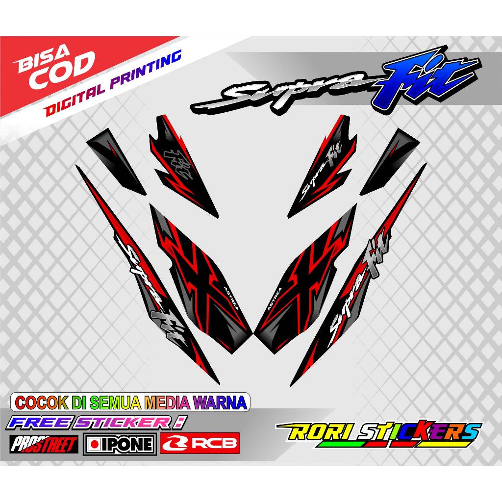 HONDA SUPRA FIT OLD VARIATION STRIPING - SUPRA FATHER SUPRA FIT OLD ...