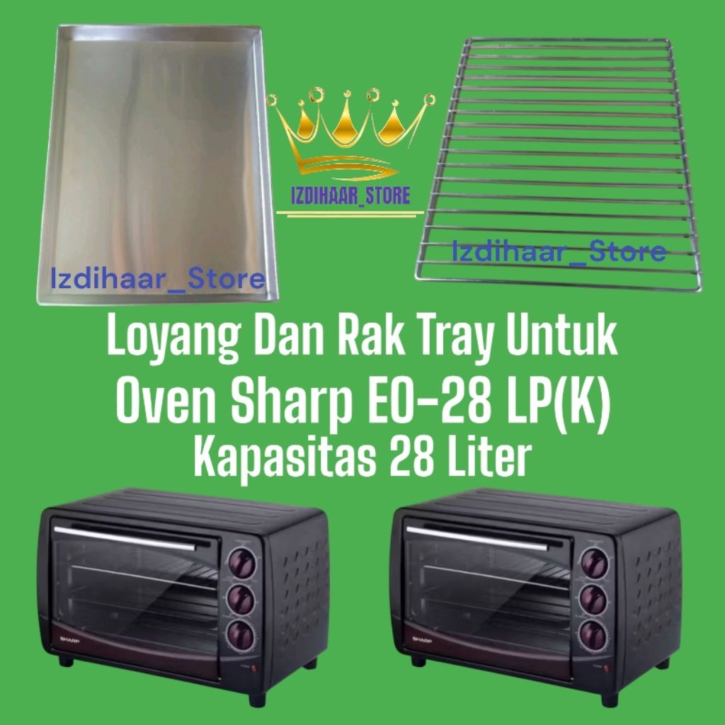 SHARP EO-28LP oven tray rack pan 28 liter capacity electric oven pan ...