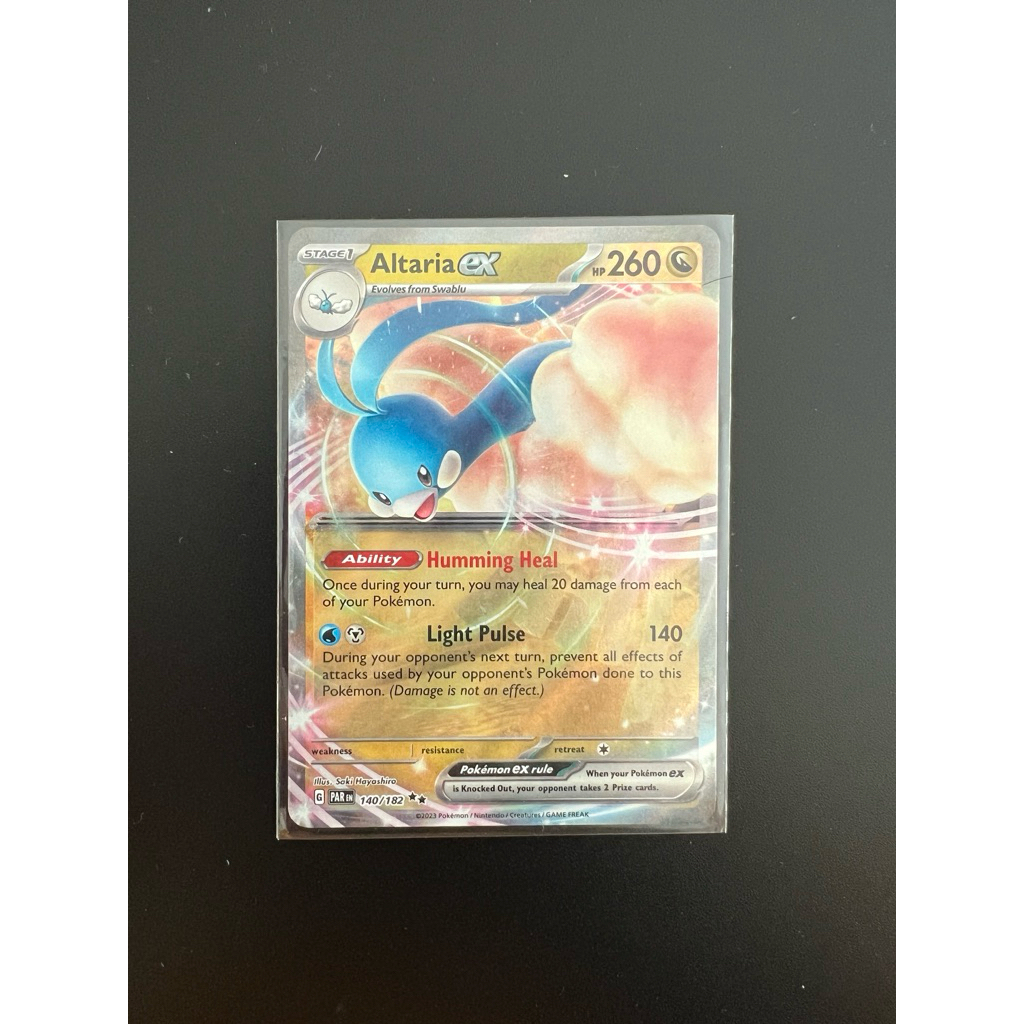 Pokémon TCG Altaria EX Paradox Rift 140/182 Holo Double Rare | Shopee ...