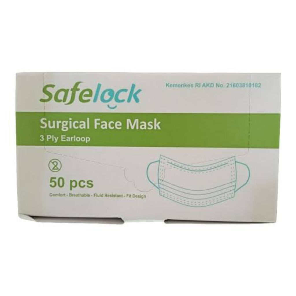 Safelock STERILE Surgical Mask 1 BOX CONTAINS 10 PCS expired 2026 ...