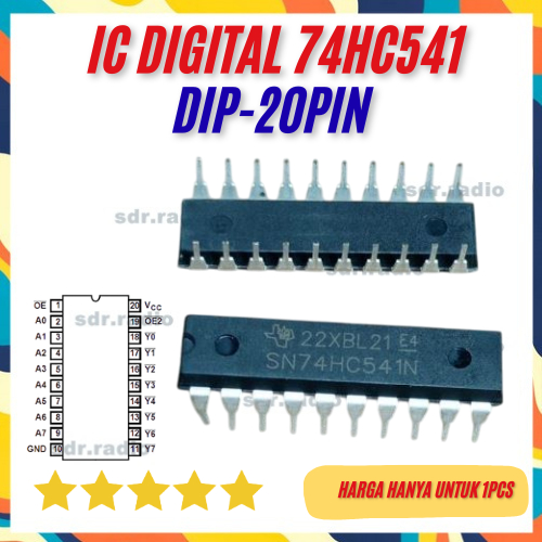 74HC541 IC 74 HC 541 74541 DIP-20P 74HC541 dip 20 pin | Shopee Philippines