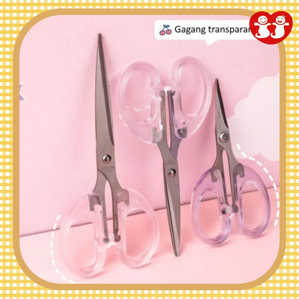 Transparent paper scissors, Scrapbook scissors, Aesthetic paper ...