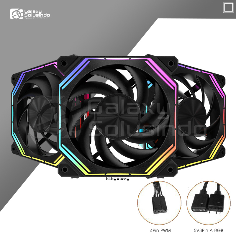 AIGO DARKFLASH INF34 ARGB 120mm 3in1 Fan Case - Black - GS | Shopee ...