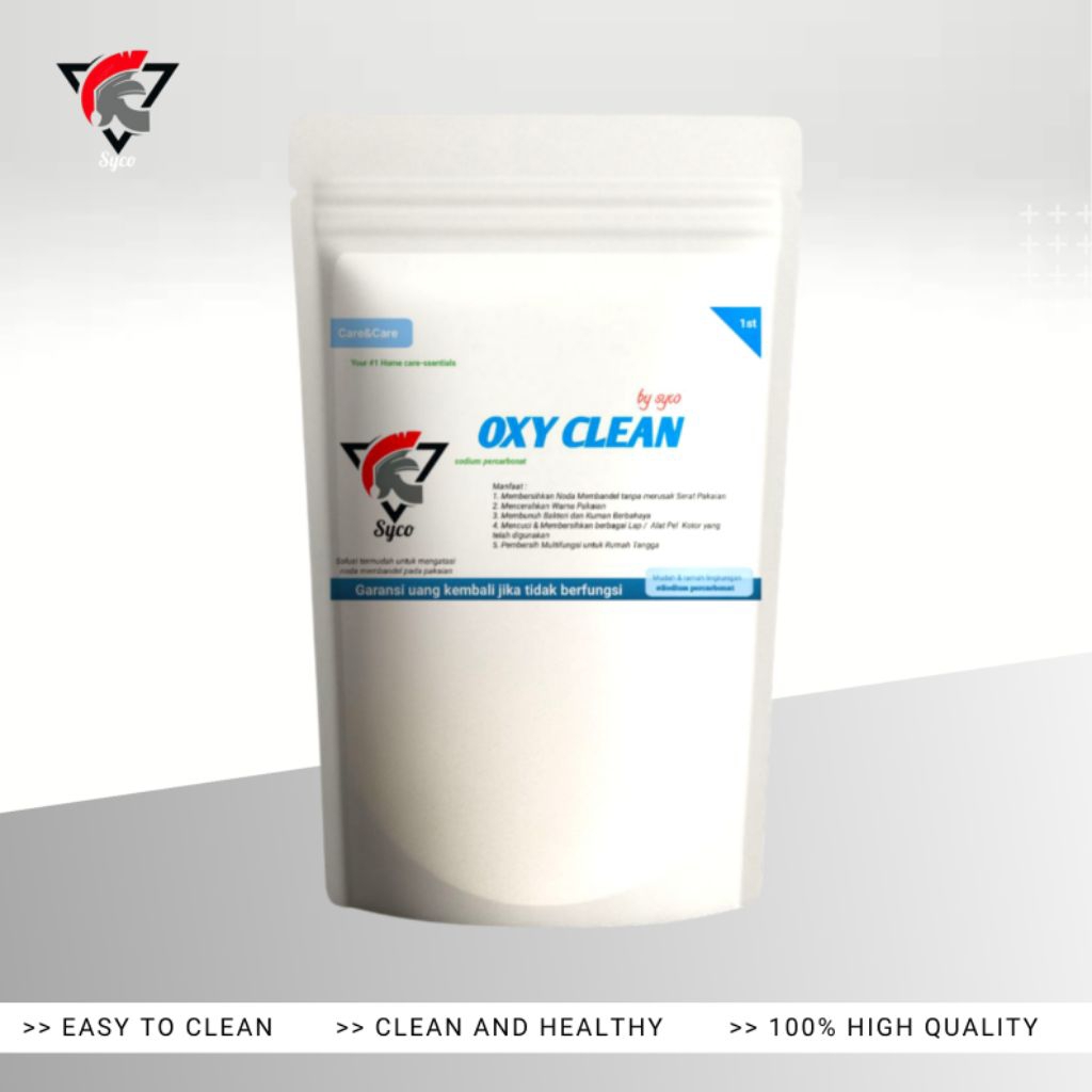 OXY Clean 500 gr - white & colored clothes stain remover 500gr | Shopee ...