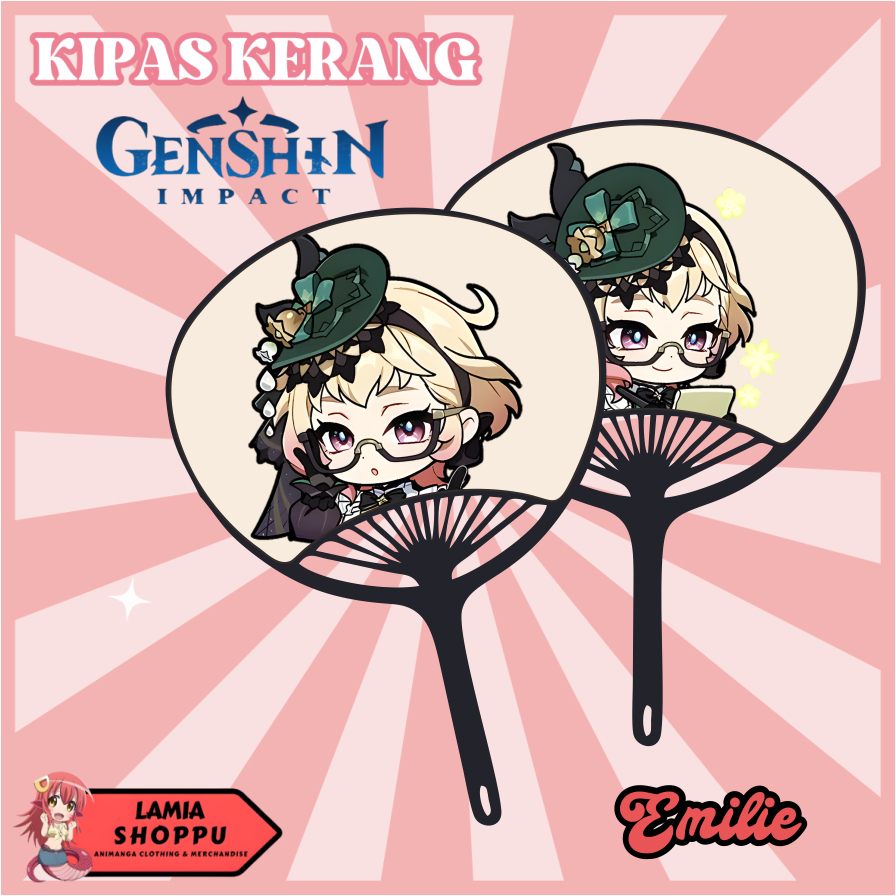 GENSHIN IMPACT EMILIE Shell Fan | Japanese ANIME MANGA GAME Fan | SHELL ...