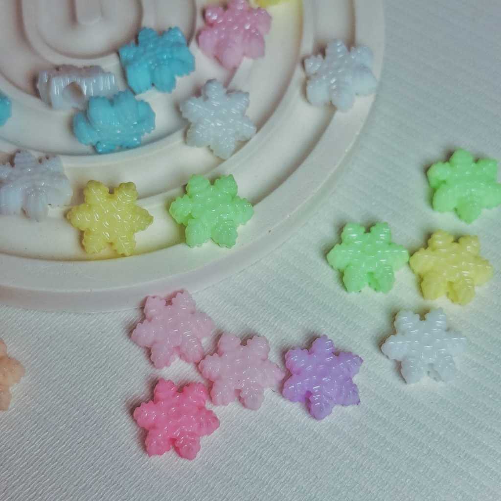(20 gr) Large Hole Snow Mote Beads Mix Colors Diy Beads | Shopee ...