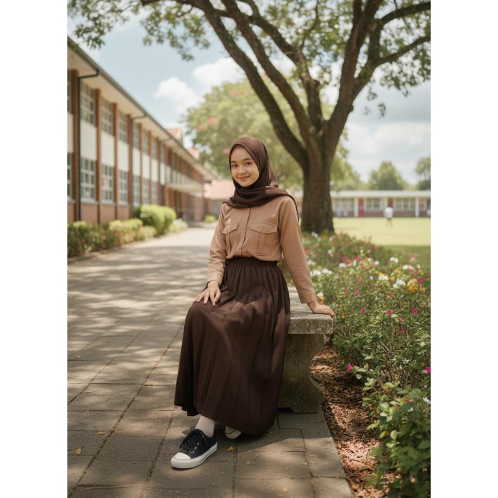 LONG SCOUT SKIRT FOR GRADES 1-6 WITH DRILL MATERIAL, ELEMENTARY SCHOOL ...