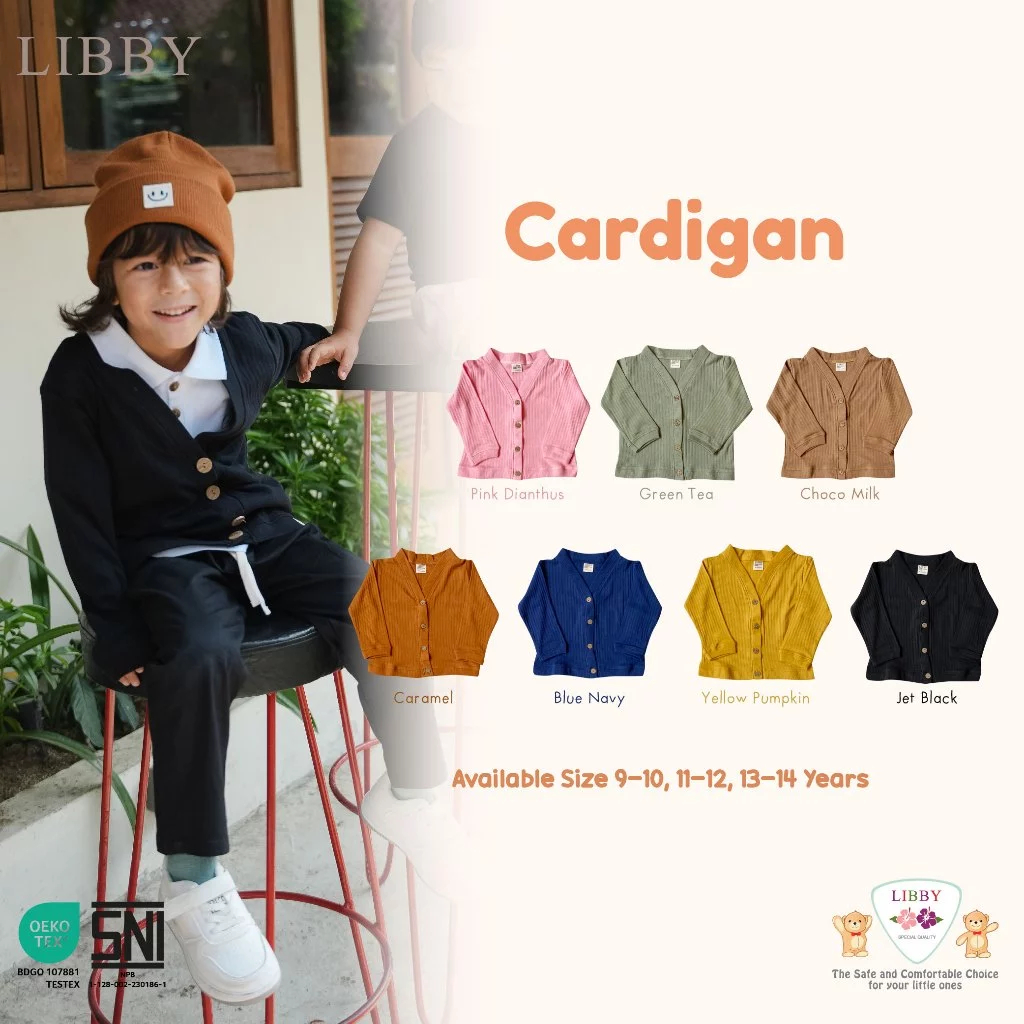 LIBBY Unisex Children's Cardigan 9 Months to 2 Years (1 Pcs) Sweater ...