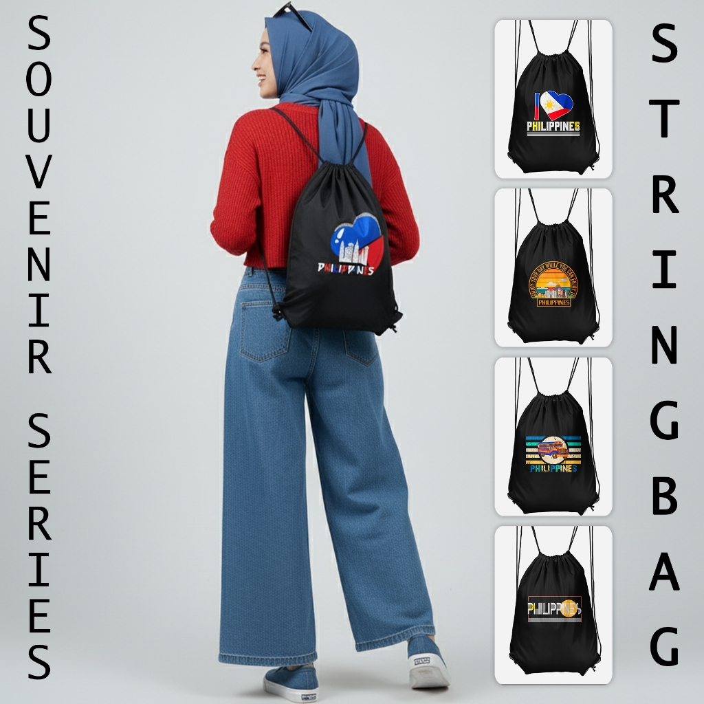 Philippines Souvenir Stringbag Philippines Drawstring Bag DTF Print ...