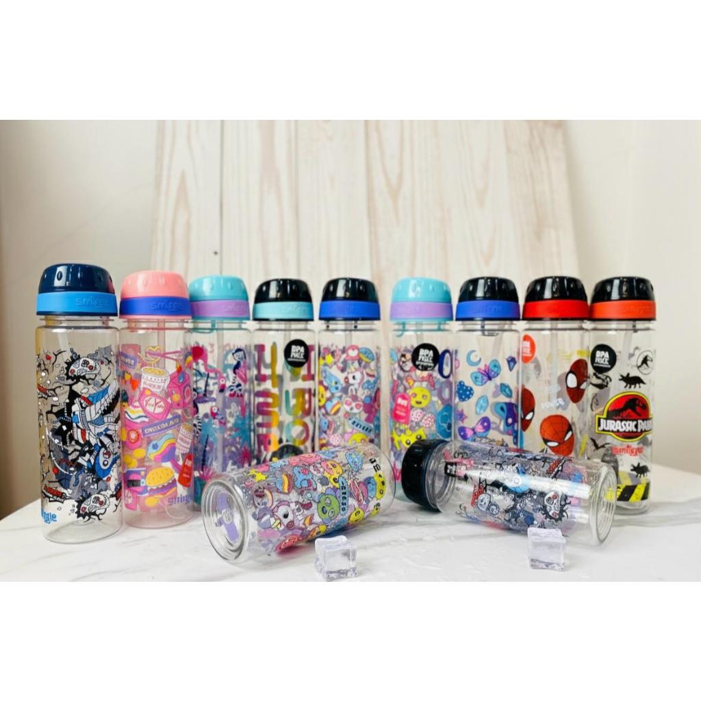 Smiggle Character Bottle (Marvel, Jurassic, Unicorn) Import | 650ML ...