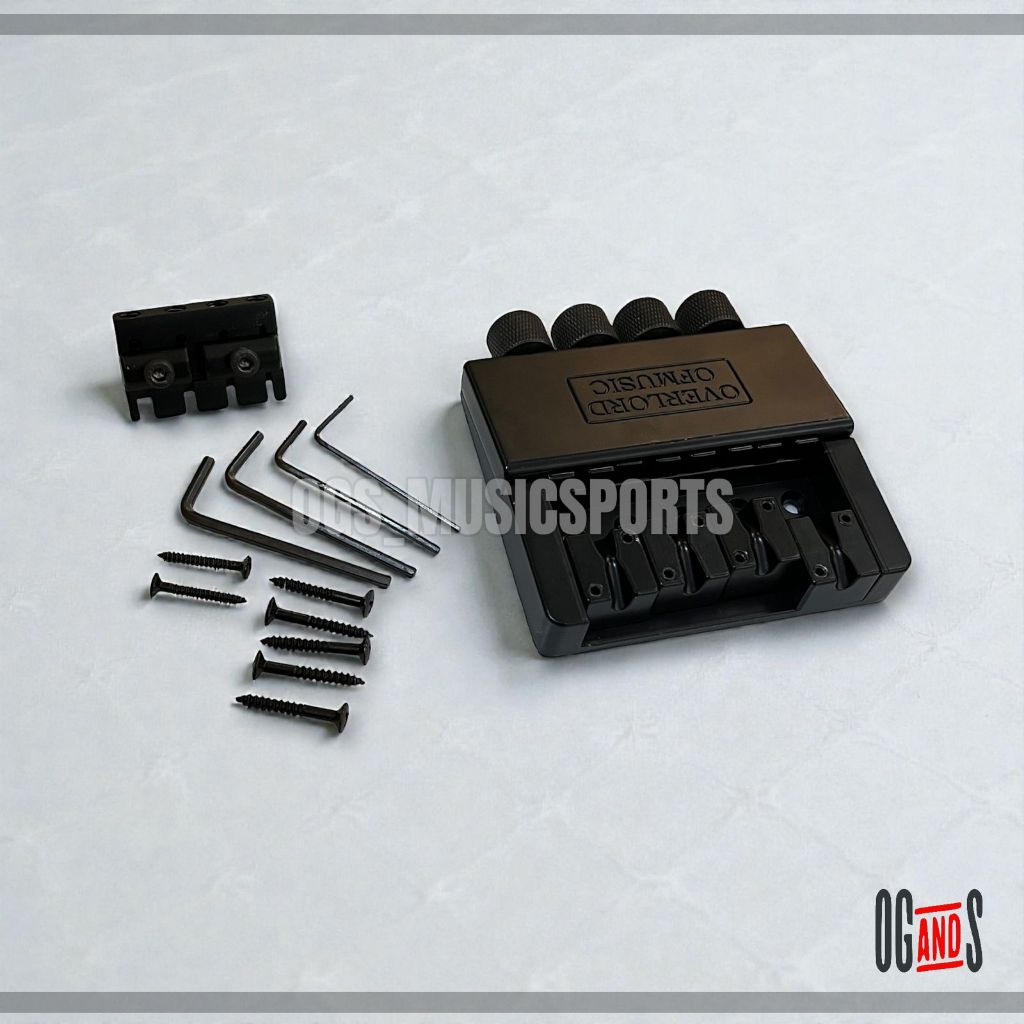 4-String Bass Headless Bridge – Tailpiece System + Tuner Set Full ...