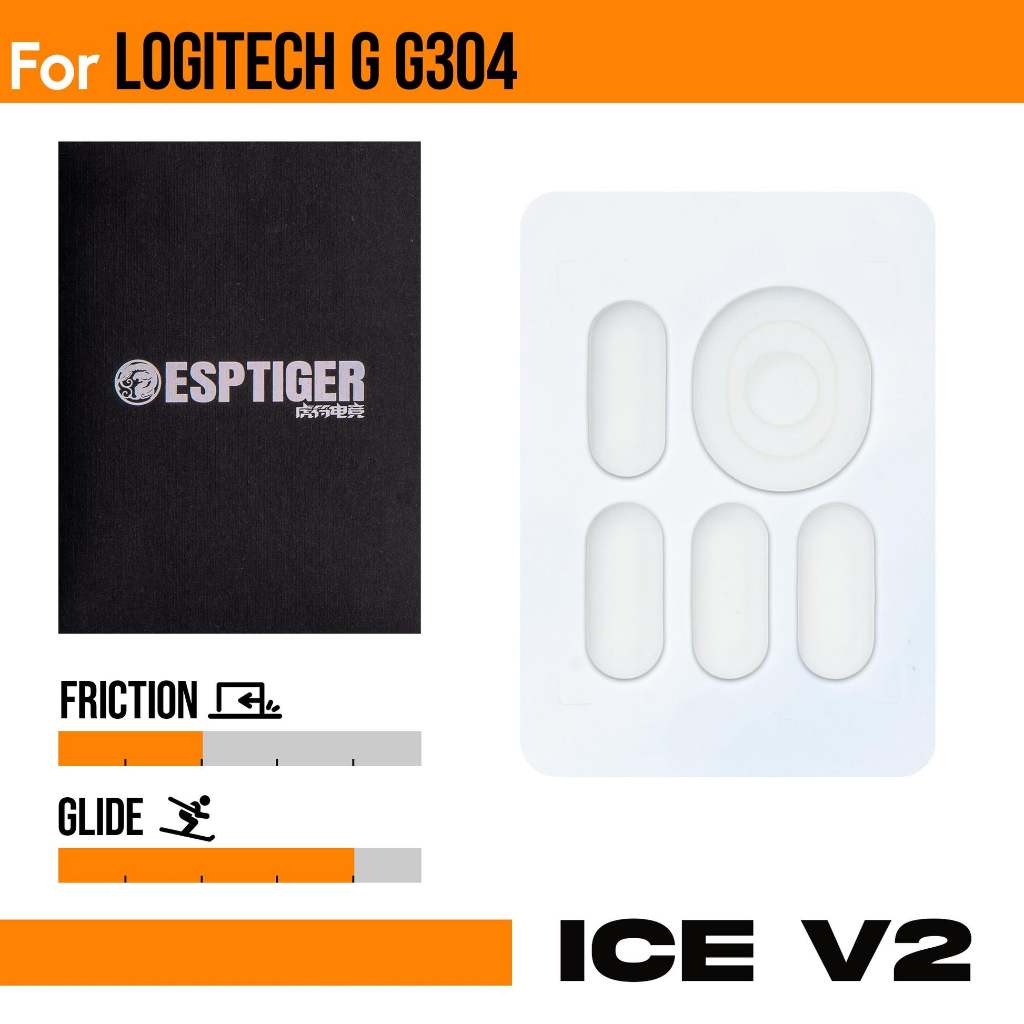 Esports Tiger Arc ICE Skates Mouse Feet Glide Logitech G304 G305 ...