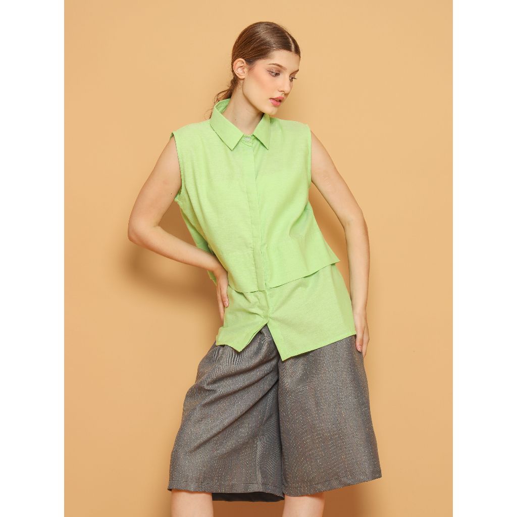 Miss Rona Jade Shirt Spotlight Green | Shopee Philippines