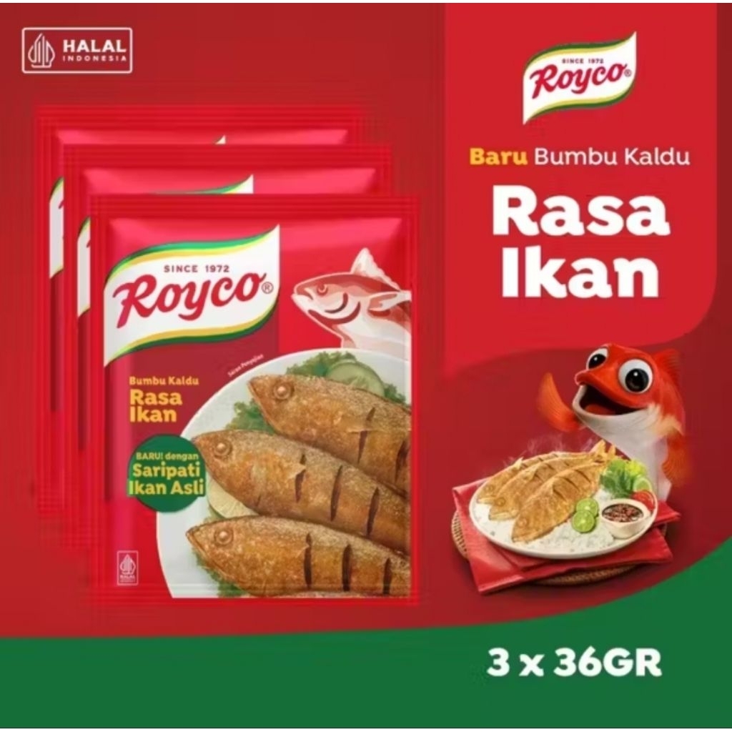 ROYCO FISH FLAVOR BROTH SEASONING 3X36 G | Shopee Philippines