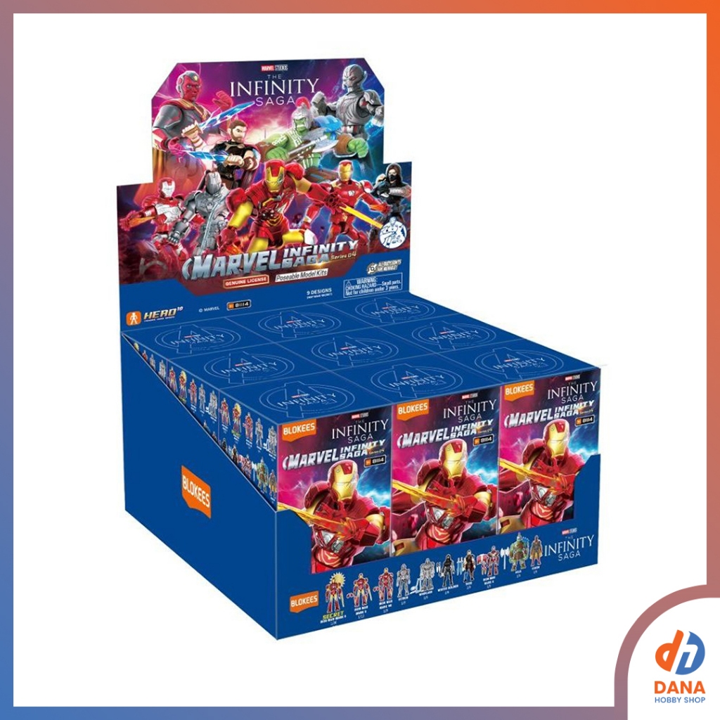 Marvel Infinity Saga Series 04Blokees Original Action FigureBLIND BOX ...