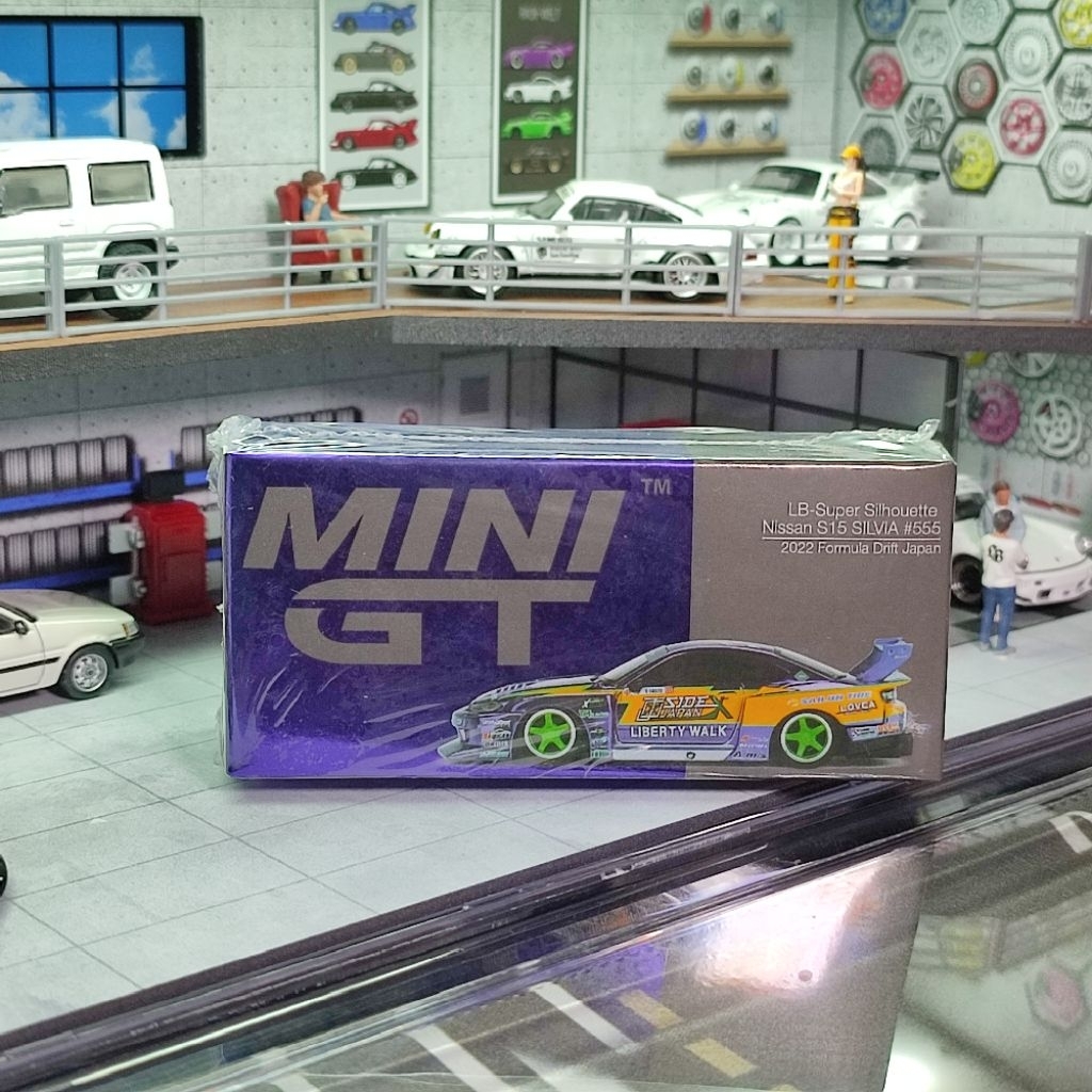 UNGU Mini GT 576 Nissan Silvia S15 LB-Super Silhouette Formula Drift ...