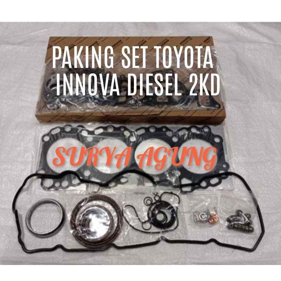TOYOTA INNOVA DIESEL HILUX VIGO PACKING SET /FOURTUNER DIESEL 2KD ...