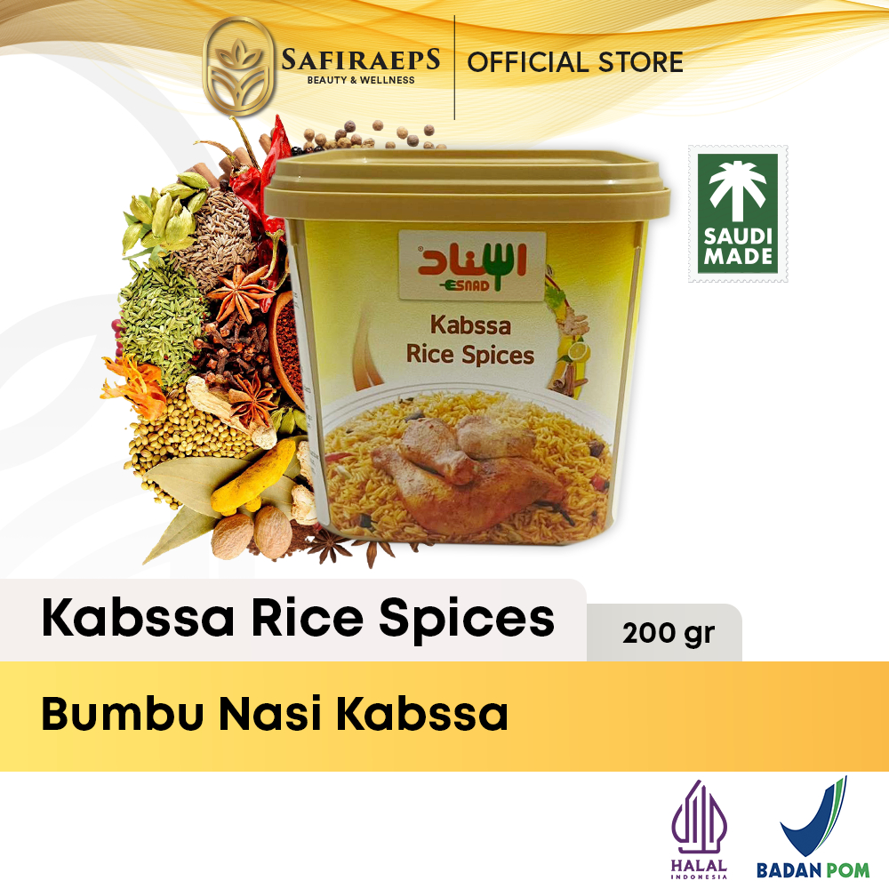 Esnad Seasoning for Arabic Dishes, Original Saudi Kabsah Rice, BPOM ...