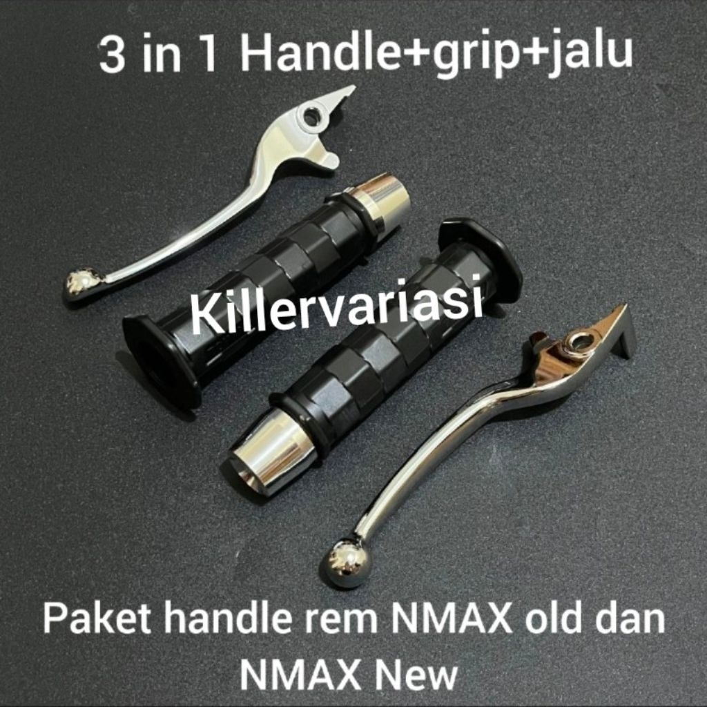 NMAX old and NMAX New brake handles rightKiri, shiny chrome color ...