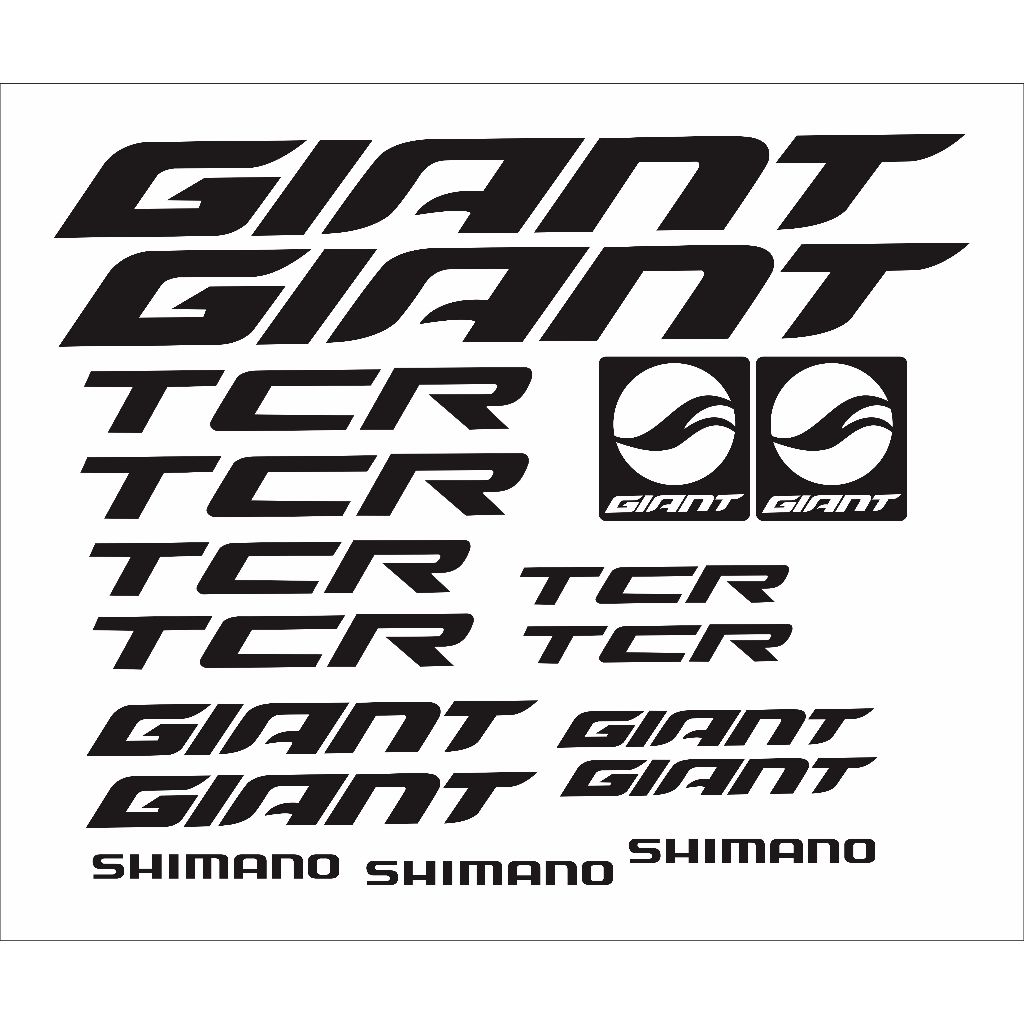 Giant tcr bicycle cutting stickers | Shopee Philippines