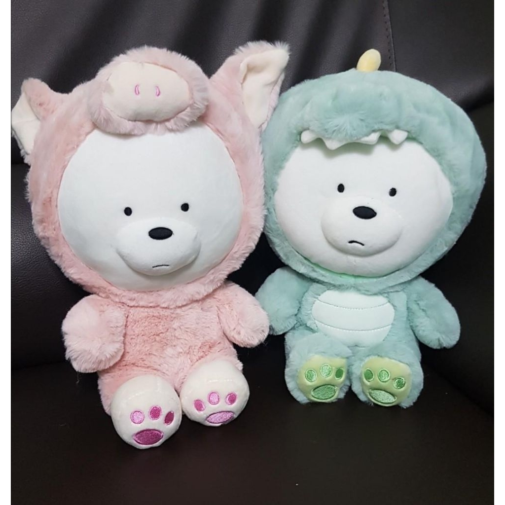 MINISO We Bare Bears Ice Bears Pink Piggy Costume NewTagminiso | Shopee ...