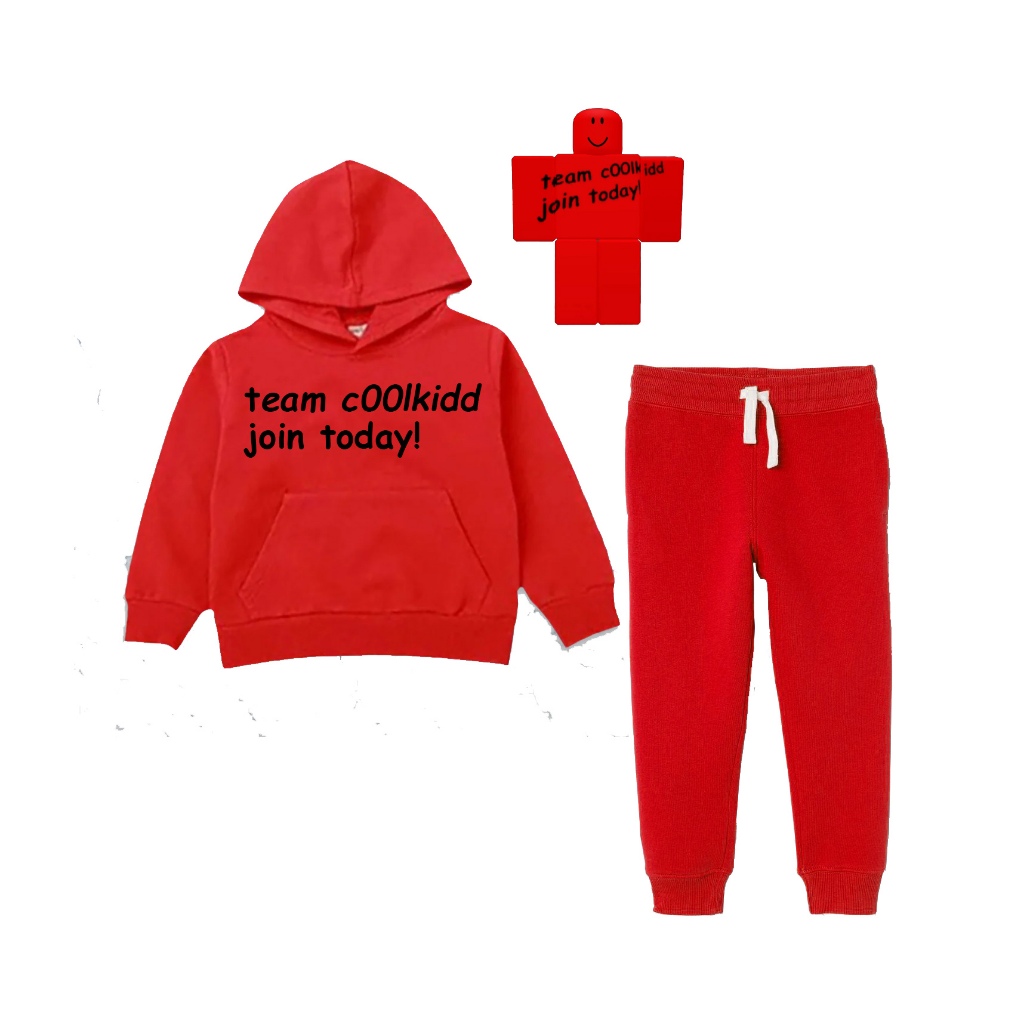 ONE SET OF KIDS HOODIE JOGGER COOLKIDD FORSAKEN TEAM COOLKIDD JOIN ...