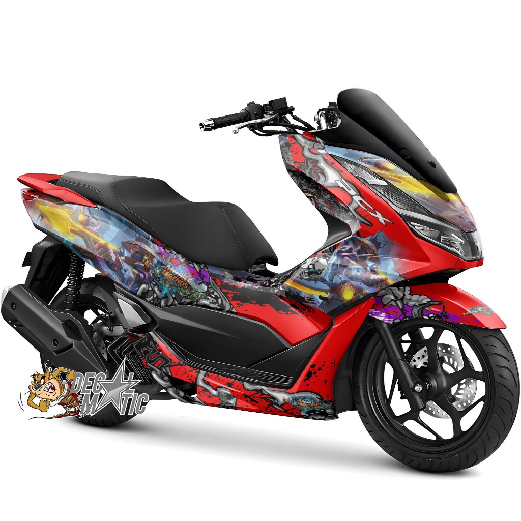 Decal sticker Pcx 150 full body Sticker Skotlet Wrap Motor PCX 150 160 ...