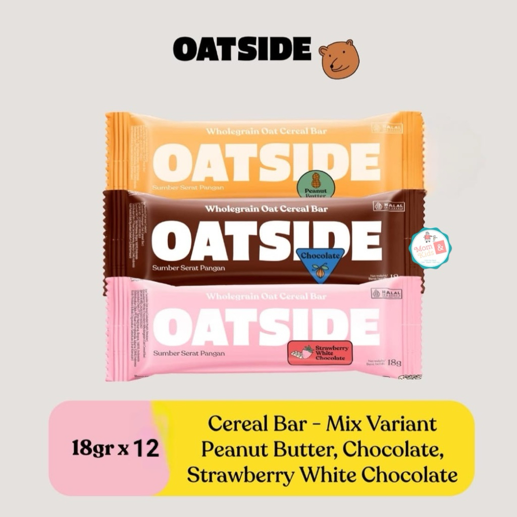 OATSIDE OAT CEREAL BAR 18GR (12 PCS) | OATSIDE CEREAL BAR LOW CALORIE ...