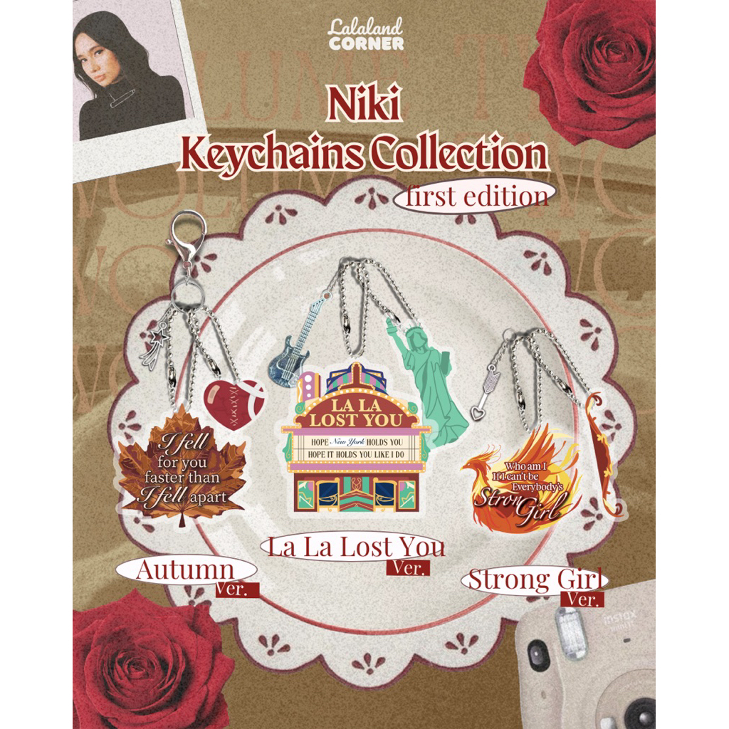 [READY STOCK] NIKI ZEFANYA KEYCHAIN | La la lost you strong Girl autumn ...