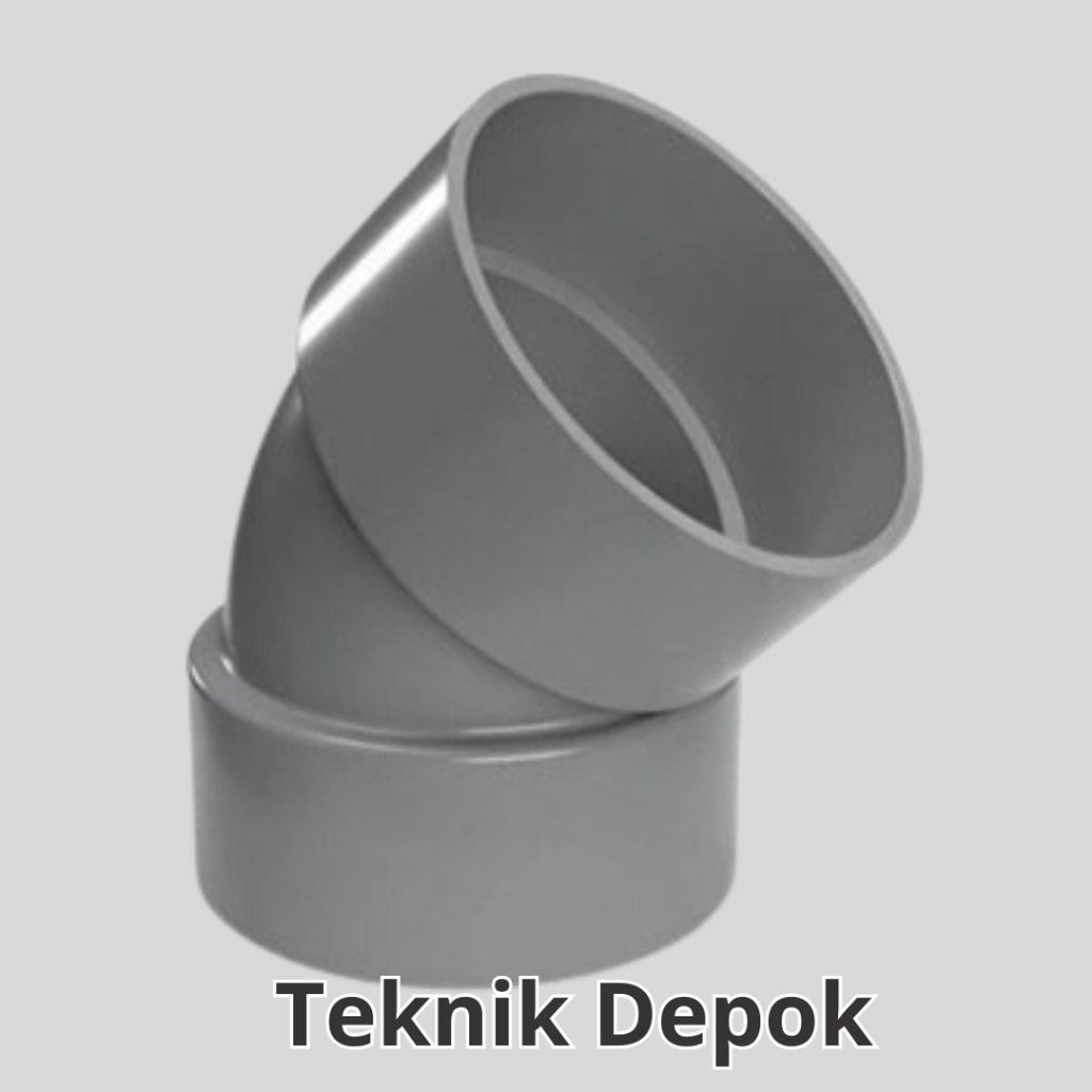 Elbow 2 1/ 2 inch D 45 Degree Rucika PVC Pipe Connection Knee Knie 2.5 ...