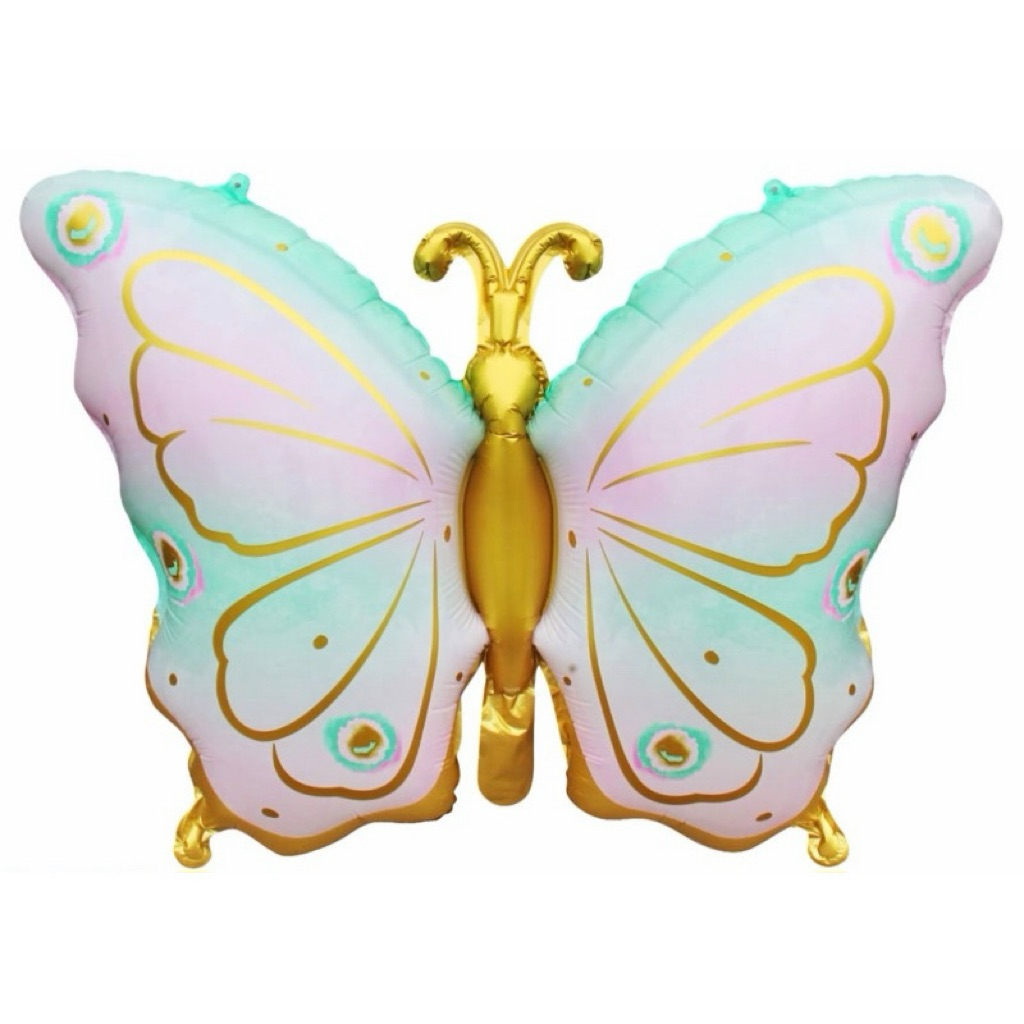 BUTTERFLY RAINBOW PLASTIC BALLOONS | Shopee Philippines