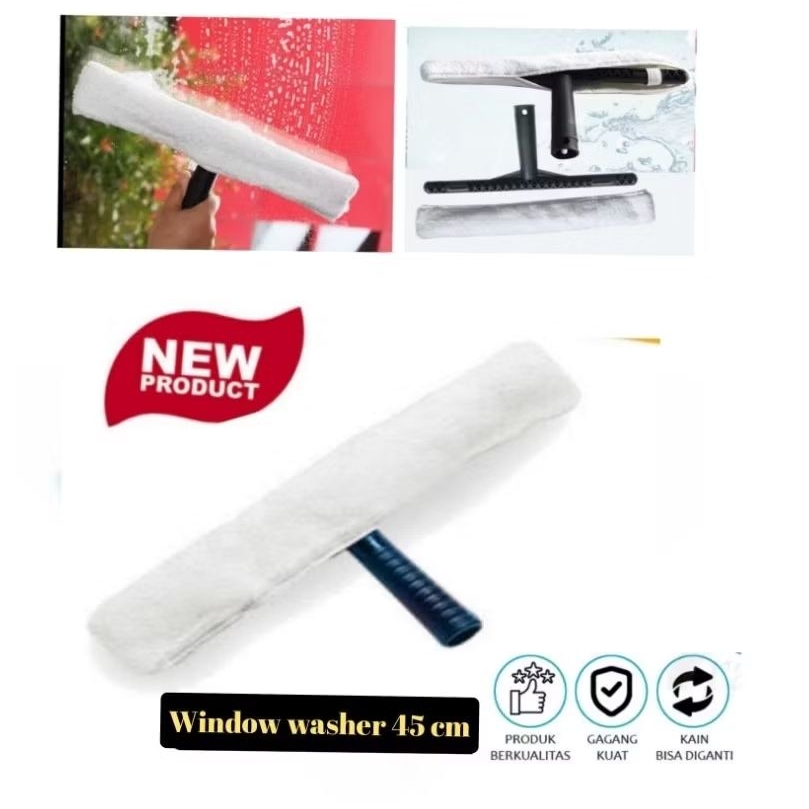 Window washer 45 cm glass cleaning tool for canopy buildings | Shopee ...
