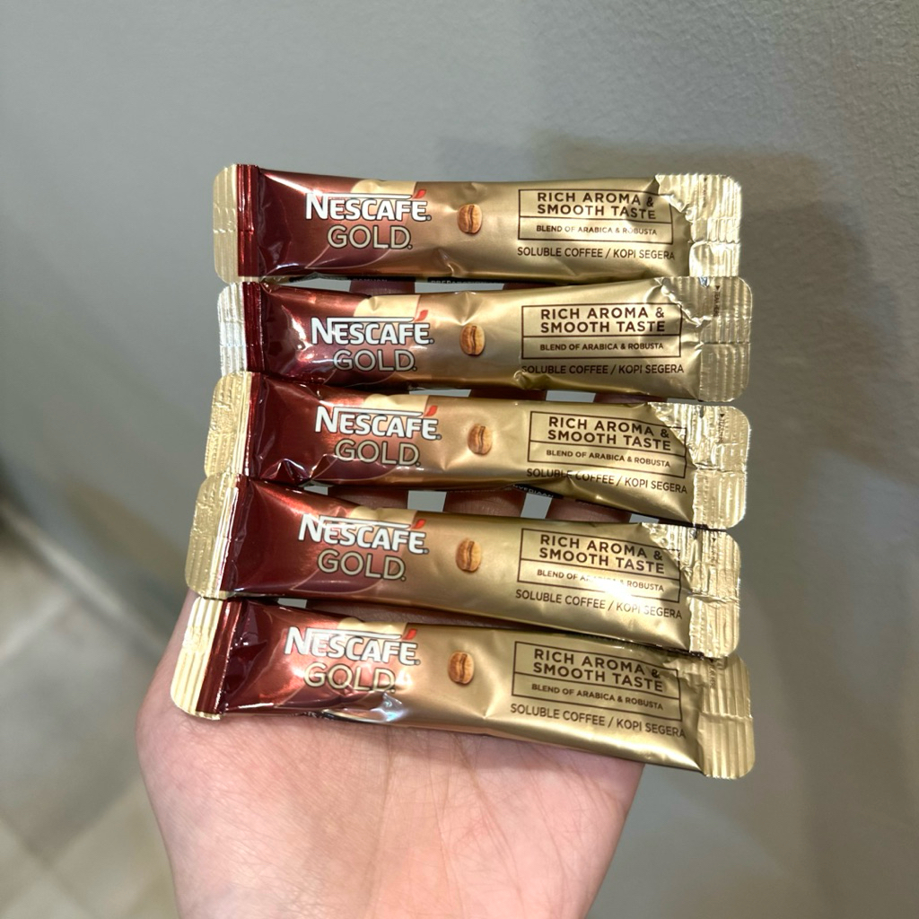 Nescafe Gold Blend Of Arabica & Robusta - Retail per Sachet 2g | Shopee ...