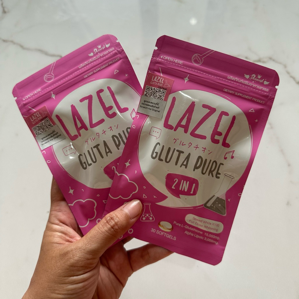 Original Lazel Gluta 2-in-1 SoftgelPURE Brightening Anti-Aging ...
