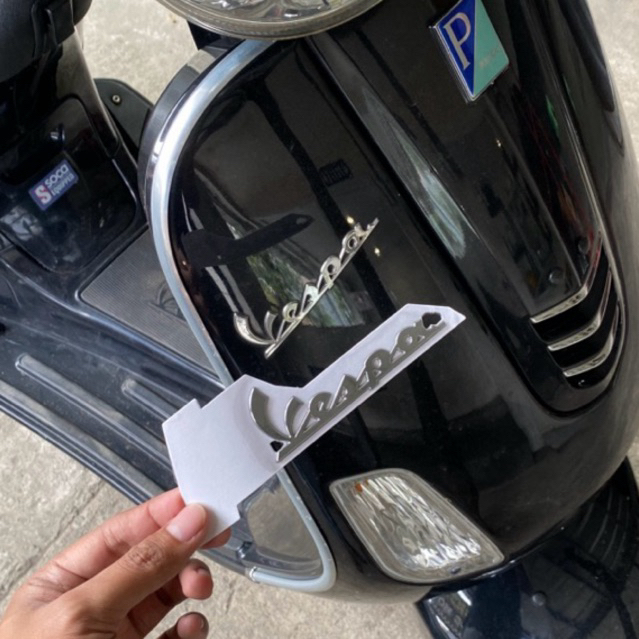 Original vespa sticker emblem variant part | Shopee Philippines