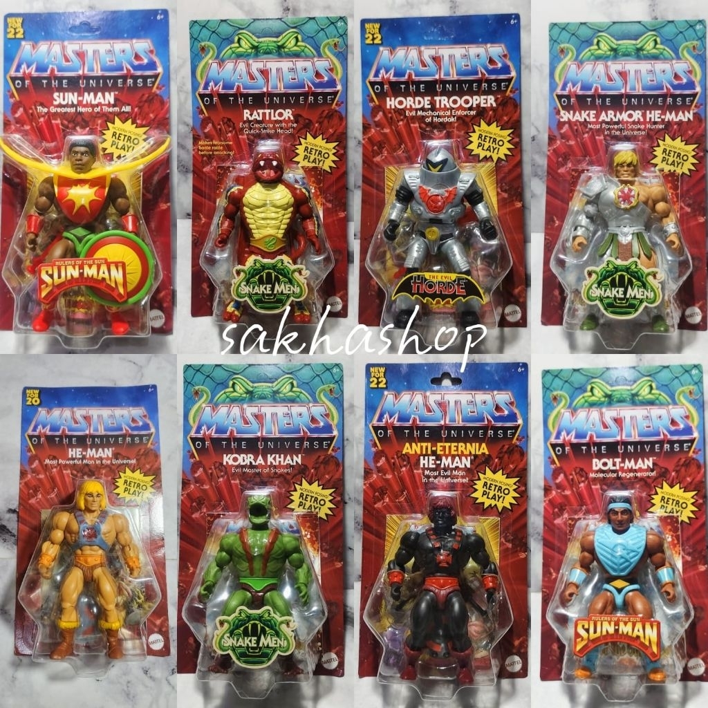 (Choose Item) Masters Of The Universe Snake Armor He Man - Anti Eternia ...