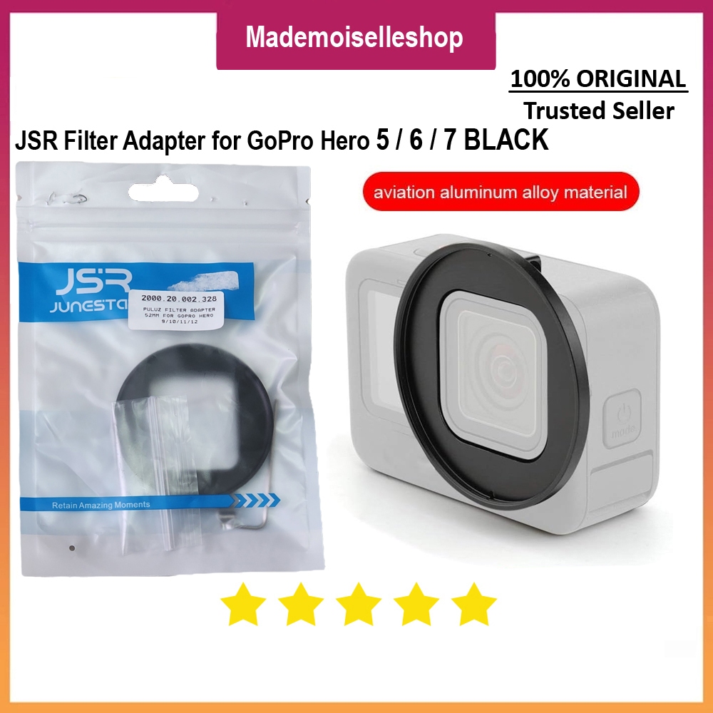 JSR Adapter Filter Gopro Hero 5 -6-7 BLACK - Optional KNF Concept ND 2 ...