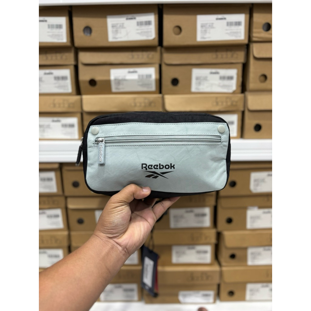 REEBOK BAYYAN WAIST BAG BLACK REEUWB2549BL SLING BAG WAIST BAG ORIGINAL ...