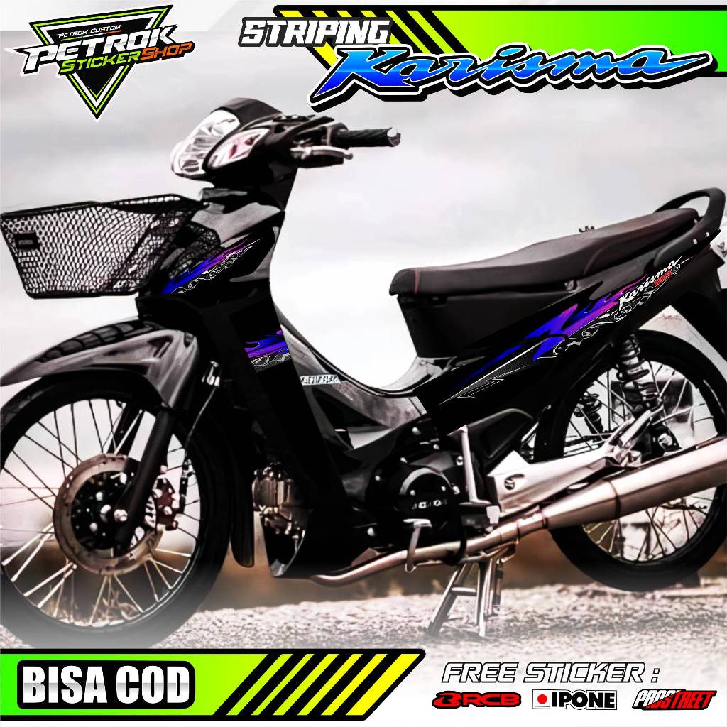 HONDA KARISMA 125D STREET FIRE VARIATION STRIPING KARISMA 125 D ...