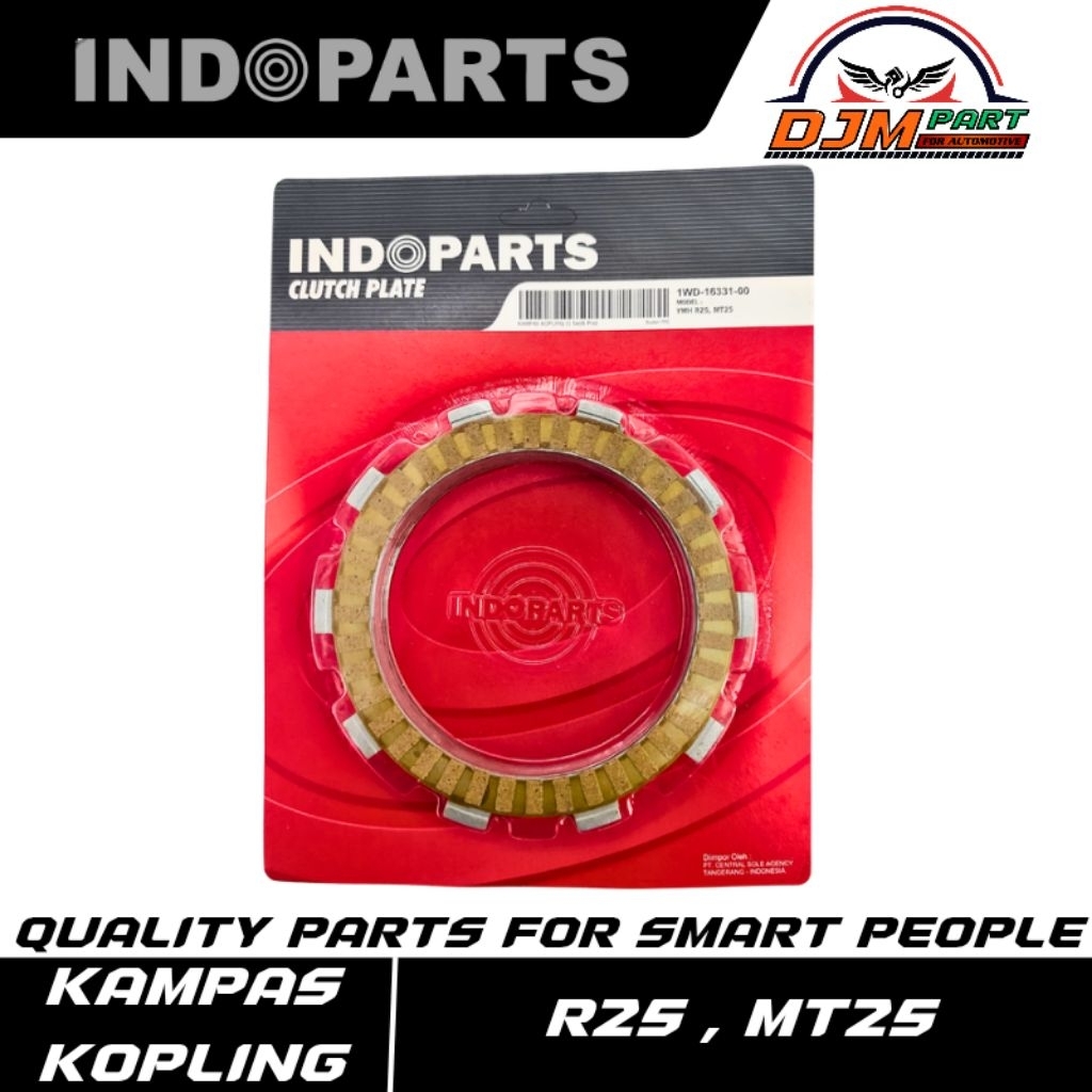 INDOPARTS Clutch Lining Yamaha R25 MT25 1WD-16331-00 | Shopee Philippines