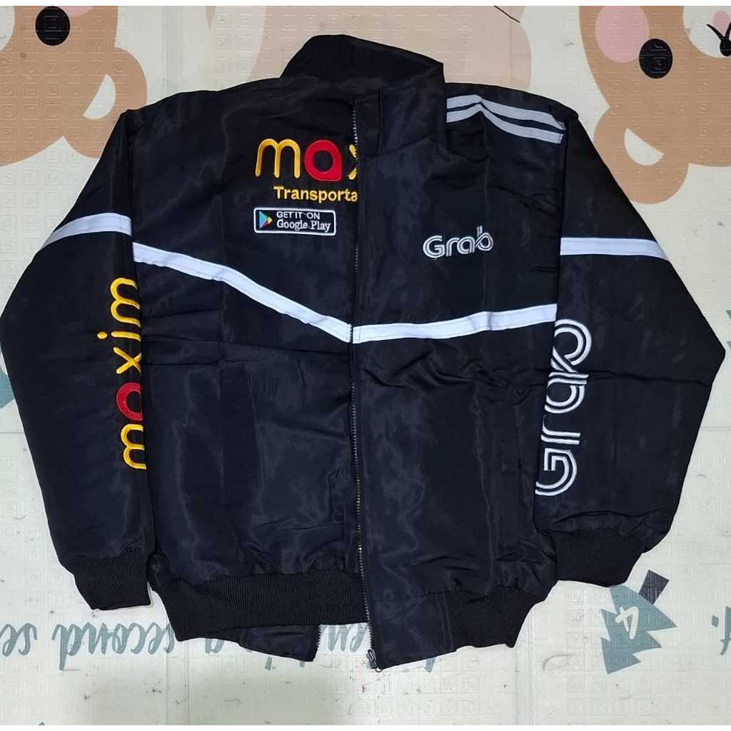 MAXIM BLACK GRAB JACKET ALSO BLACK WATERPROOF ALL | Shopee Philippines