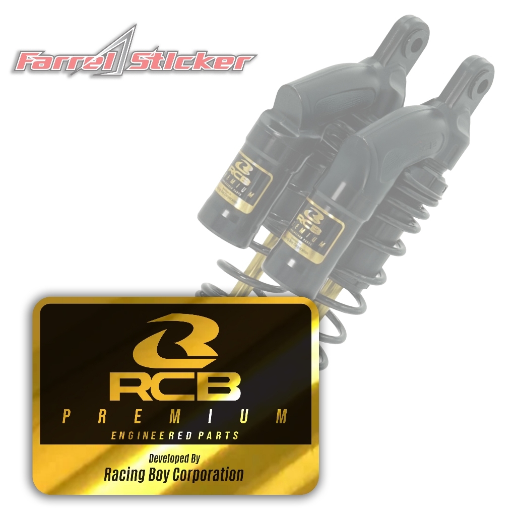 Racing Boy Sticker RCB GOLD chrome Premium Sticker | Shopee Philippines