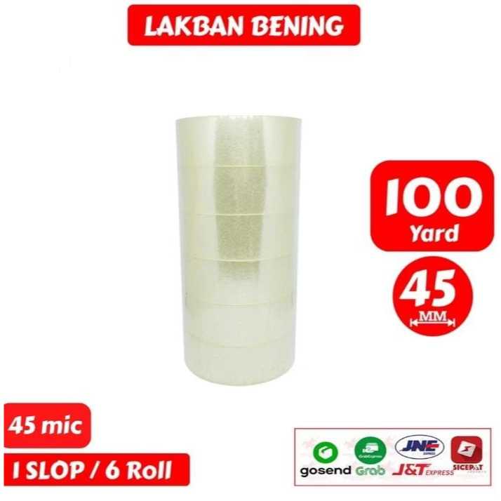 OPP Tape Clear Duct Tape KSATRIA Tape 100 Yards (1 Slop) | Shopee ...