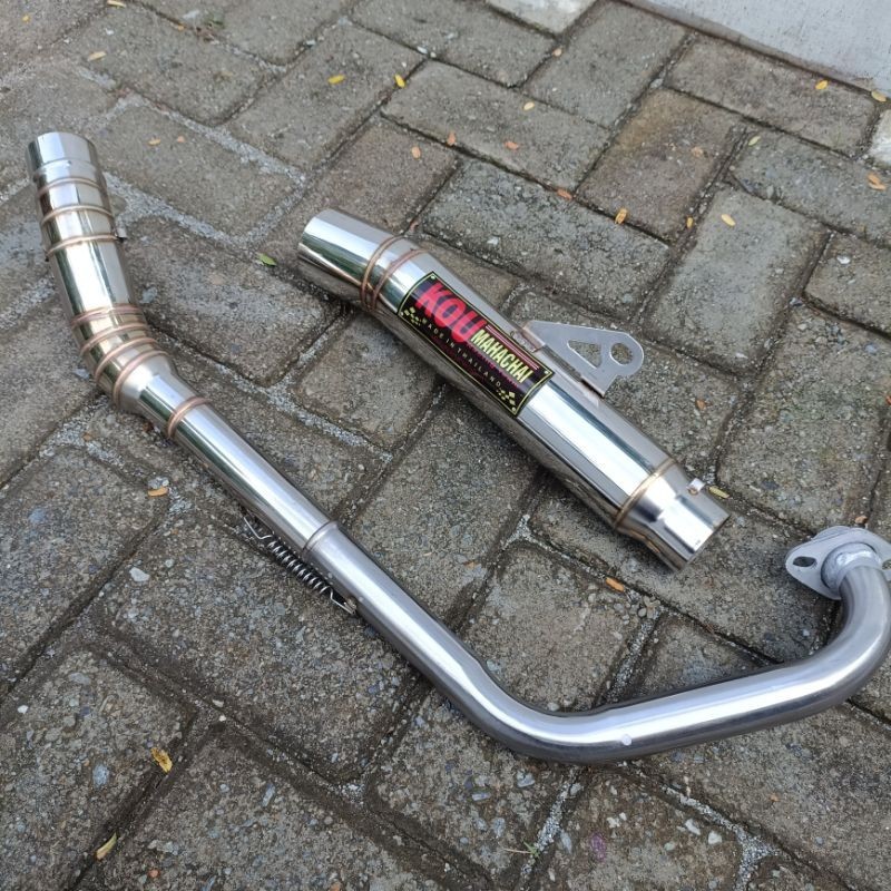 KOU Mahachai Pipe Stainless Steel PNP Setup skygo 125 150 175 rusi tc ...