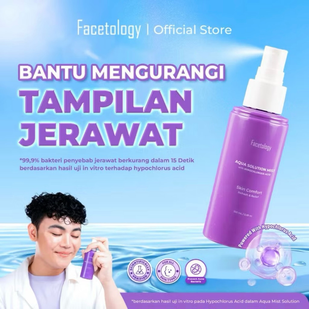 Facetology Aqua Solution Mist With Hypochlorous Acid | HOCL | Shopee ...