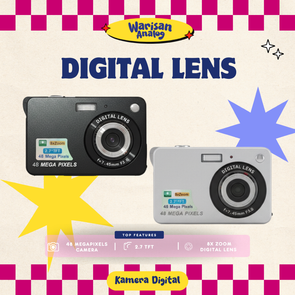 DIGICAM 48 MEGAPIXELS (BEST SELLER) DIGITAL CAMERA DIGITAL POCKET ...